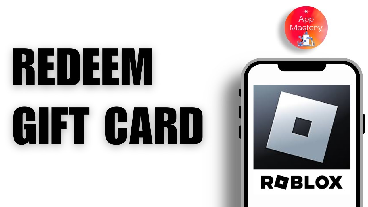 How to Redeem a Roblox Gift Card - YouTube