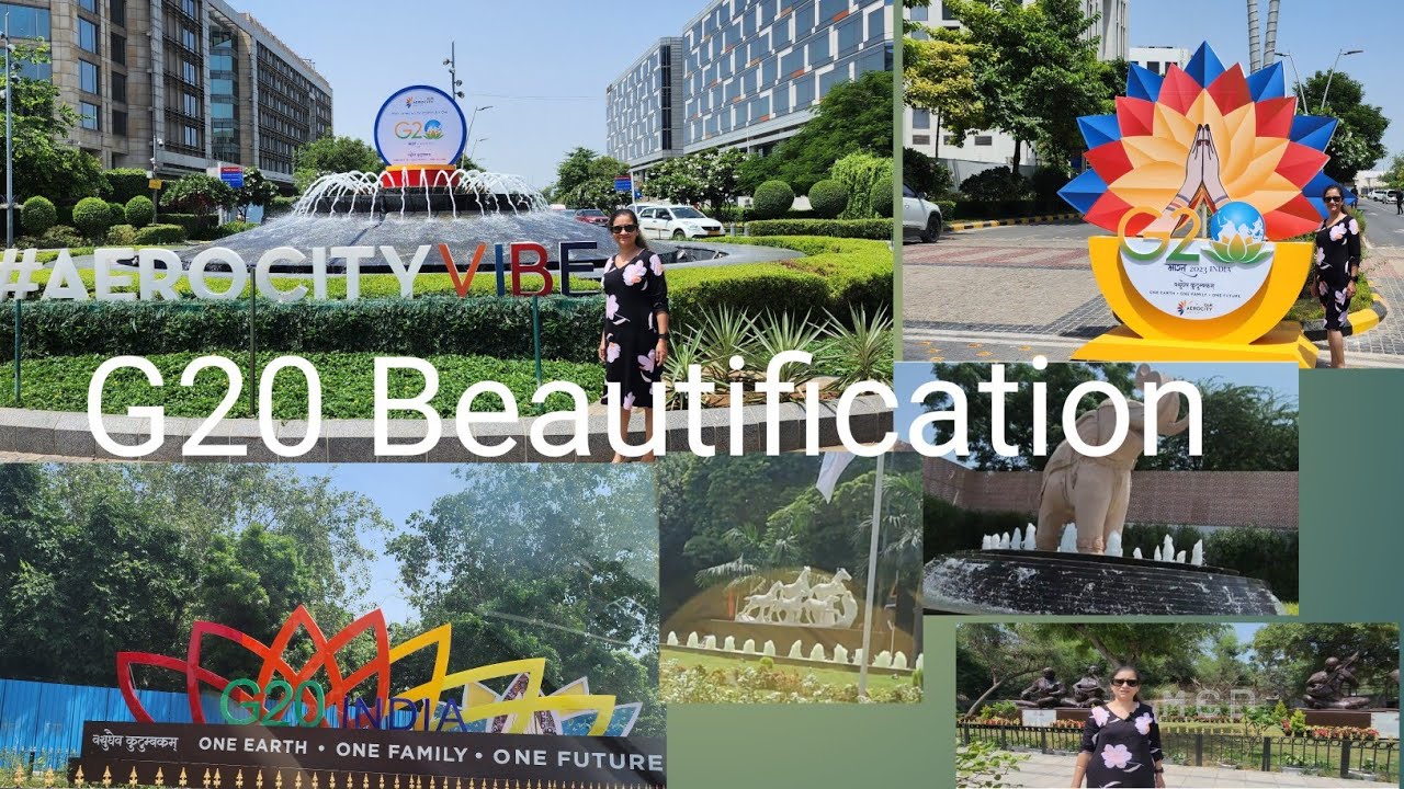 G20 delegates full routing|G20 beautification| g20 summit - YouTube