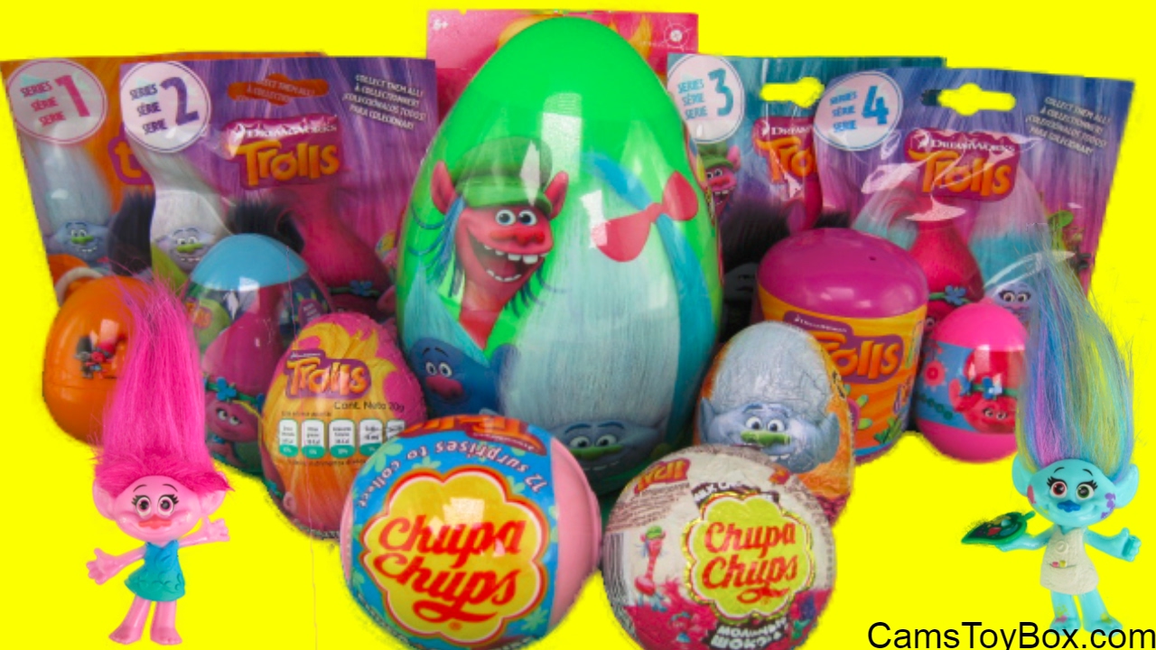Dreamworks Trolls Blind Bags Series 1 2 3 4 Chupa Chups Chocolate ...