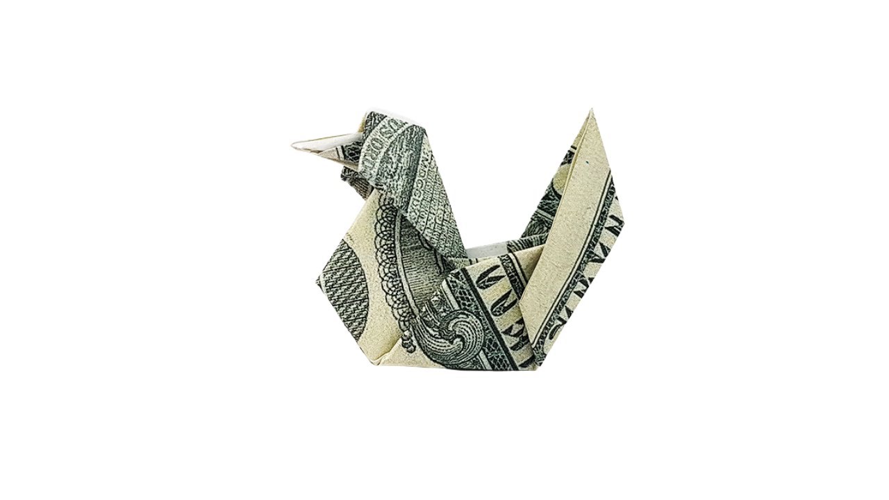 Money Dollar Origami BIRD Tutorial - YouTube