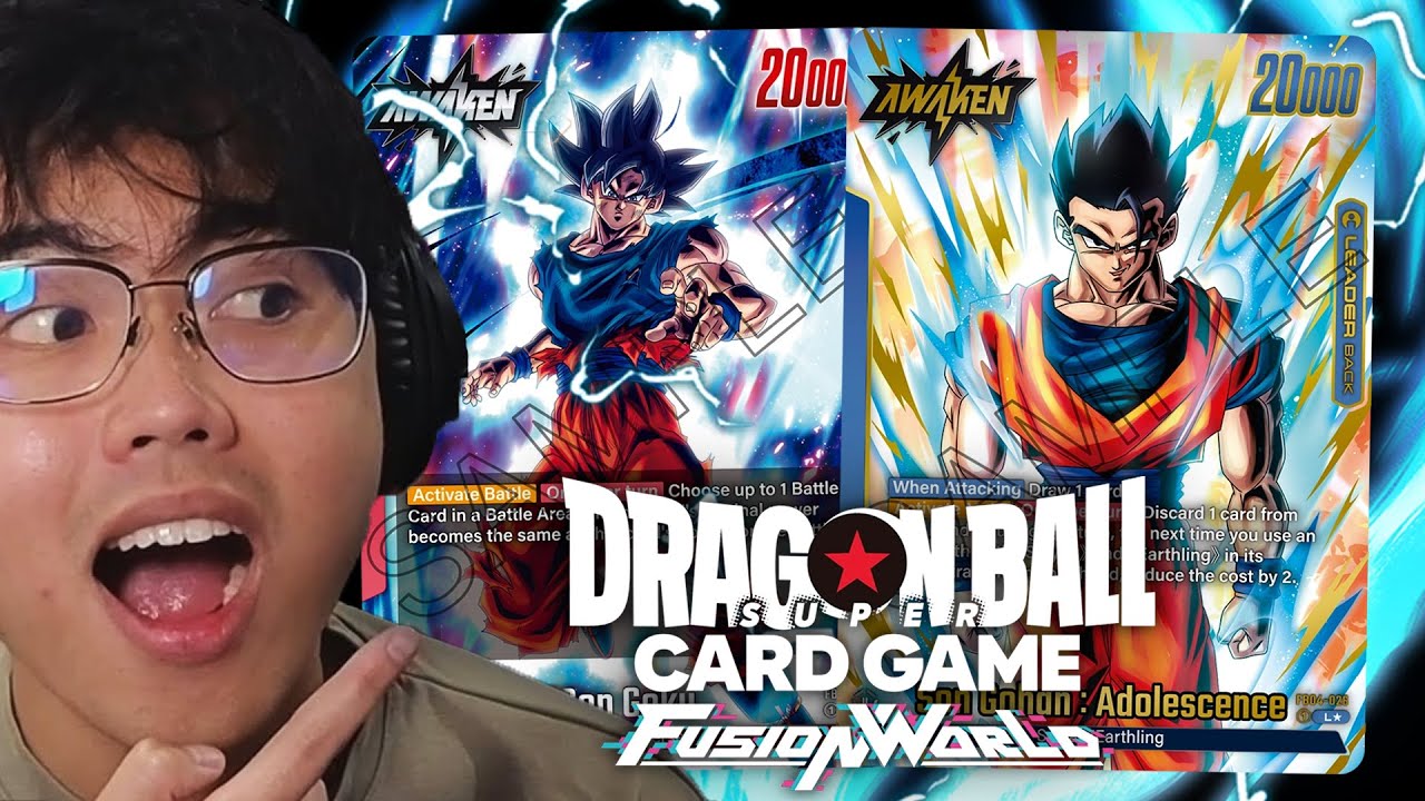 RED UI Goku vs BLUE Ultimate Gohan Deck Reaction - YouTube
