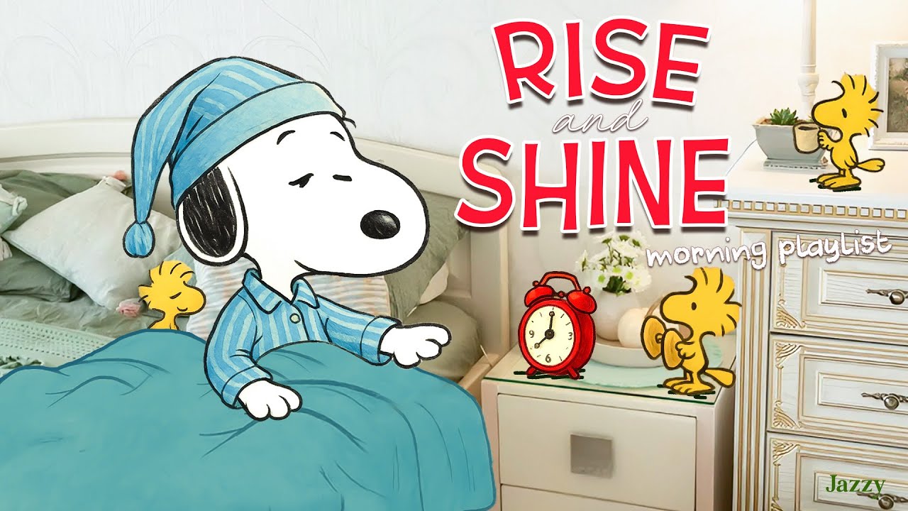 Wake up with Snoopy 🌞| Cozy Jazz Beats to Brighten Your Morning by ...
