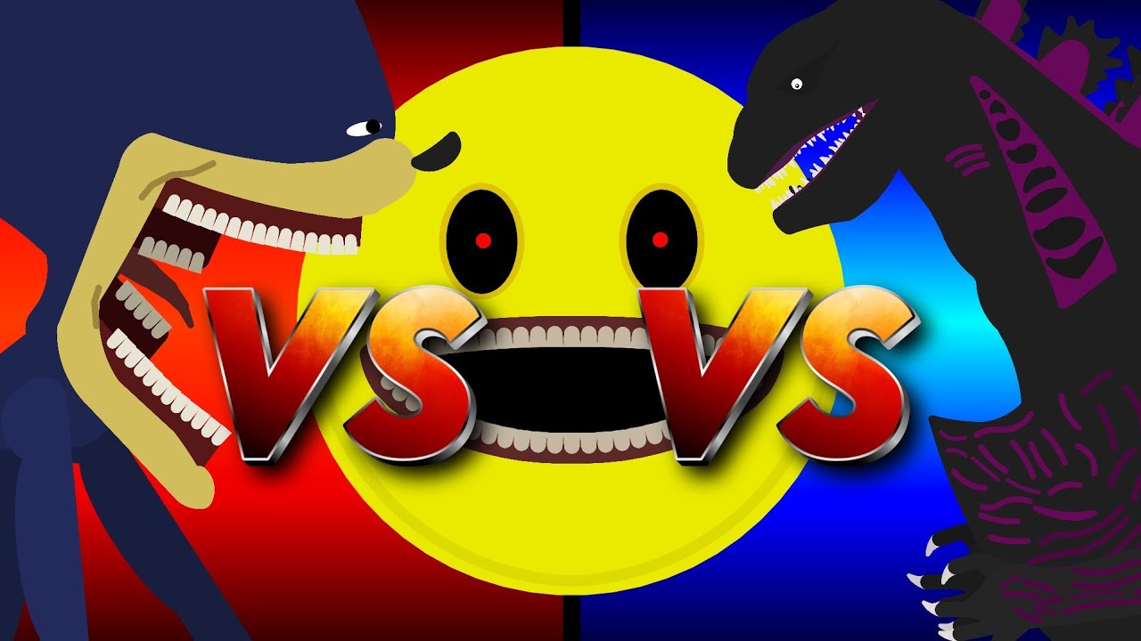 Shin Godzilla vs Pac Man vs Shin Sonic - YouTube