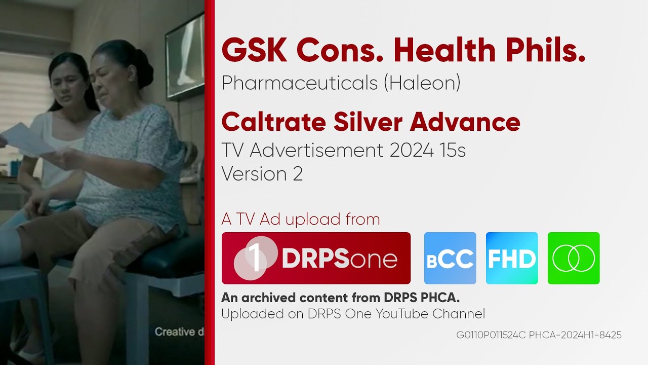 Caltrate Silver Advance TV Ad 2024 15s (Philippines, Version 2) [BCC/HD ...