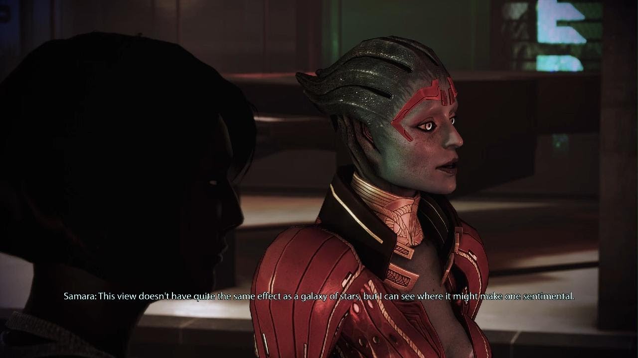 Mass Effect: Samara Romance, Citadel DLC - YouTube