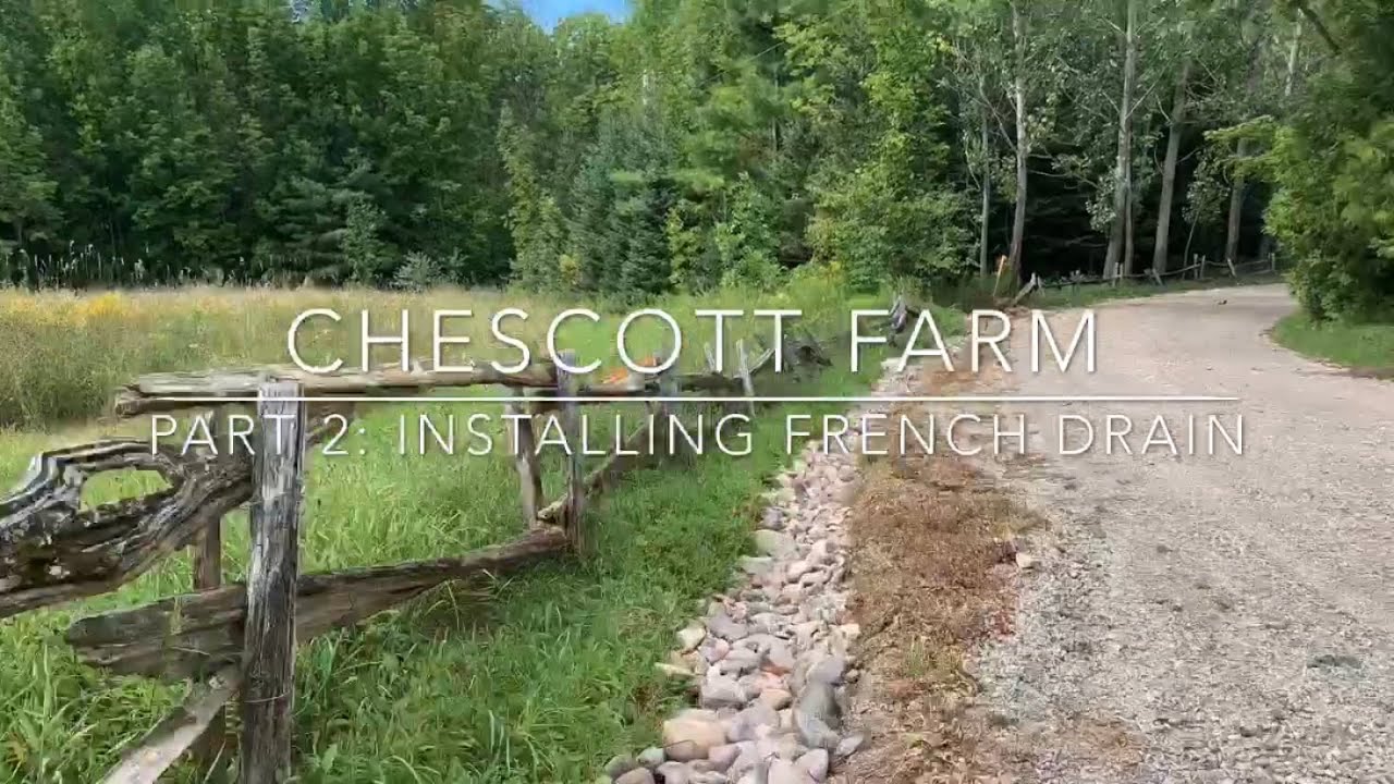 Building a French Drainage Ditch - YouTube
