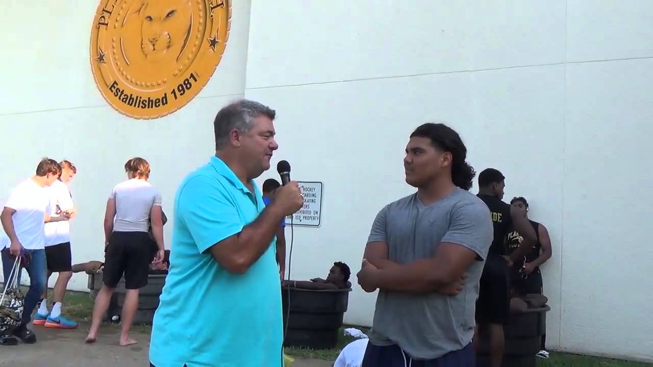 Plano East Outside Linebacker Michael Aleman - YouTube
