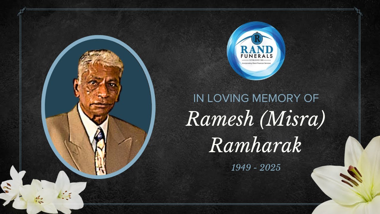 In Loving Memory - RAMESH (MISRA) RAMHARAK (1949 - 2025) - YouTube
