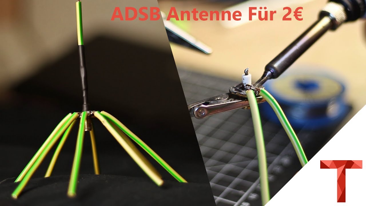 [EN subs] ADSB Antenne für 2€ - DIY - YouTube