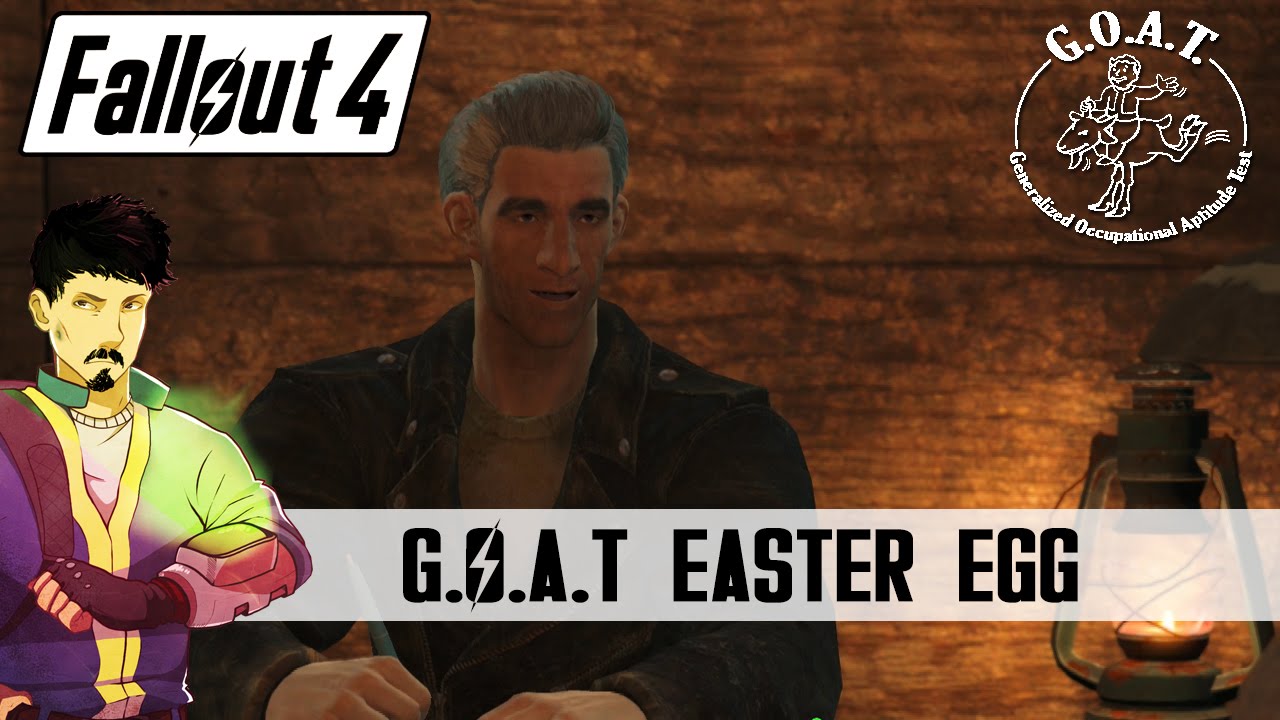 Fallout 4 - G.O.A.T. Exam Easter Egg - YouTube