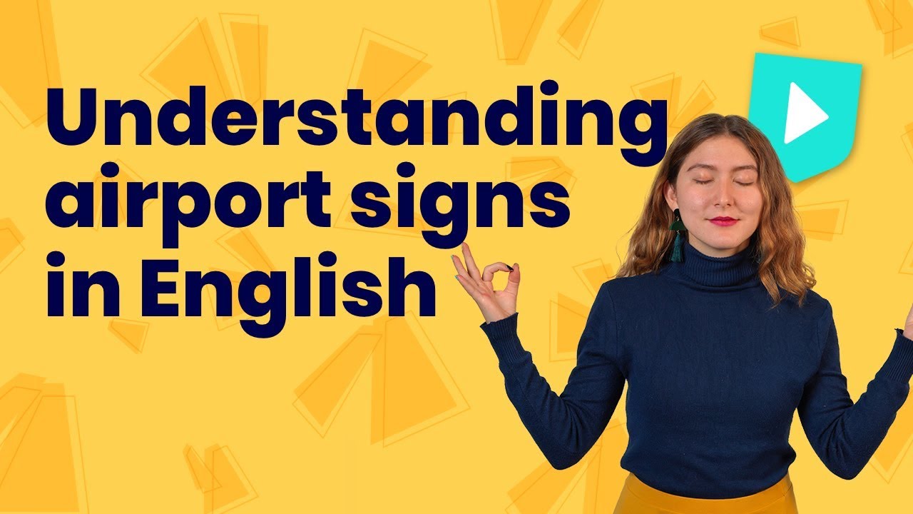 Understanding airport signs in English | Learn English with Cambridge ...