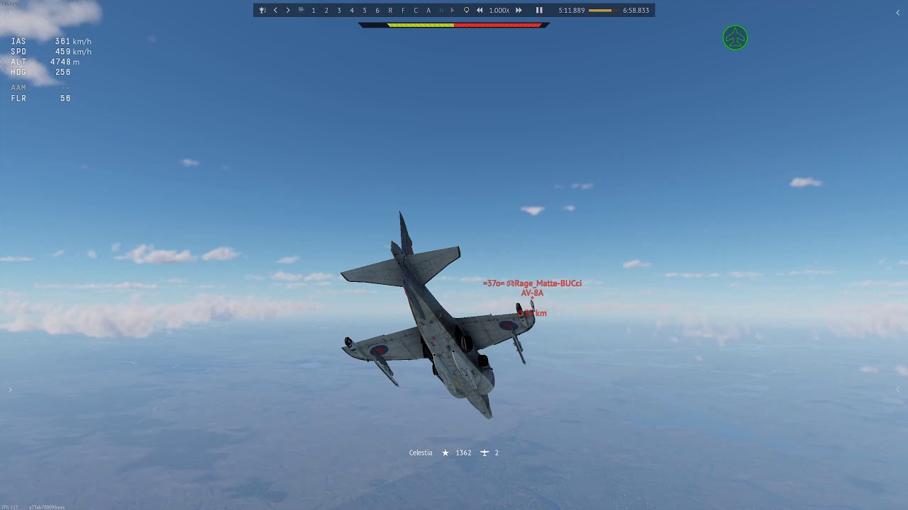 War Thunder Harrier GR3 Correct use of VTOL - YouTube