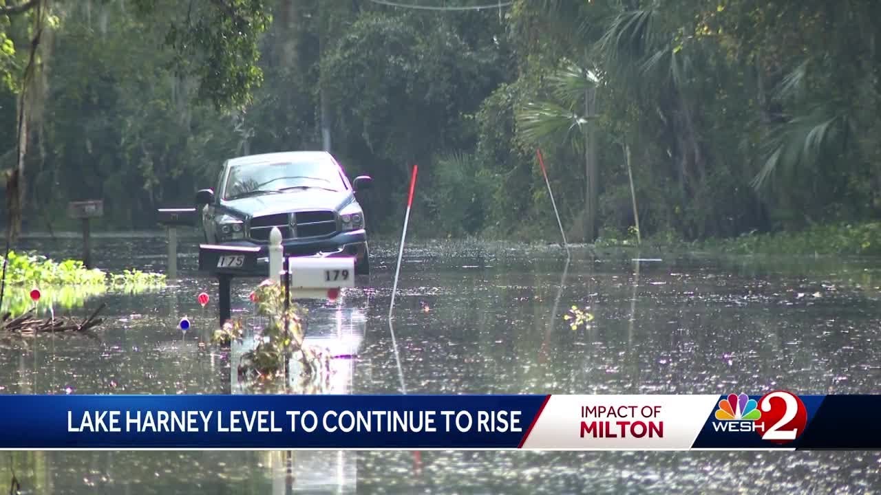 Lake Harney level to continue to rise - YouTube