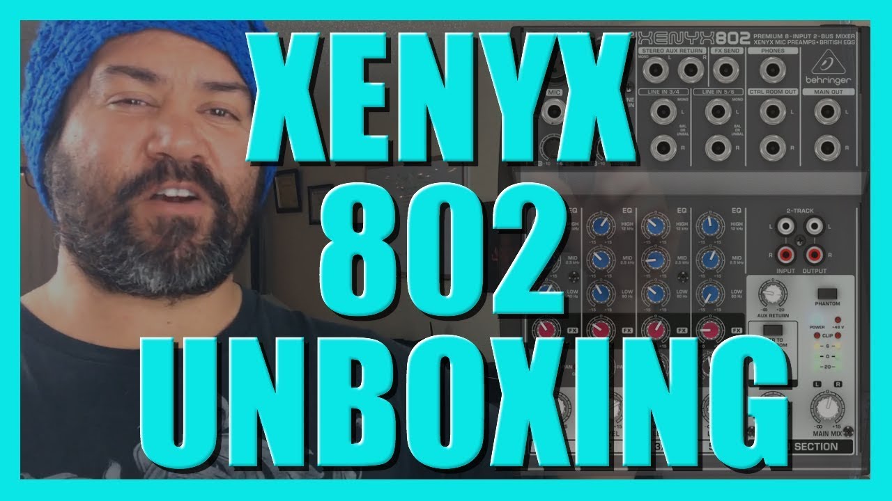 Xenyx 802 Behringer Unboxing - YouTube