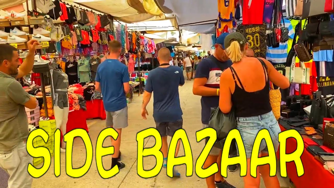 SIDE BAZAAR 03.09.2022. Side samstag markt stadt. #side #türkei #bazaar ...