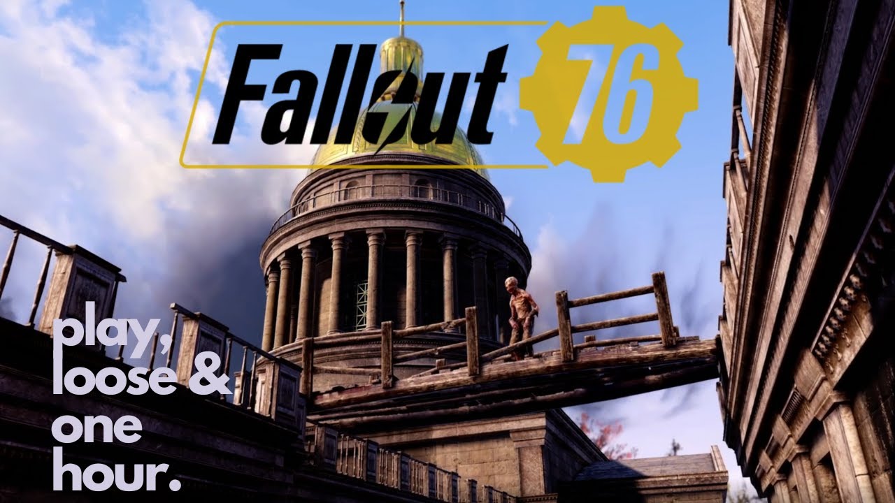 Fallout 76 play, loose & one hour - YouTube