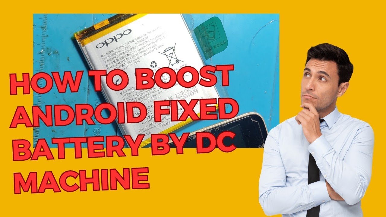 How to Boost Android mobile battery by DC machine|how to Fix battery boost|battery kaise boost ...