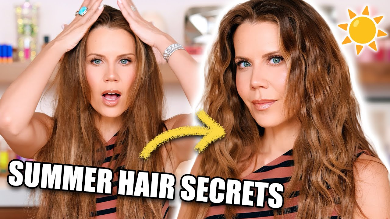 10 MINUTE HAIR ... Easy Beach Waves - YouTube