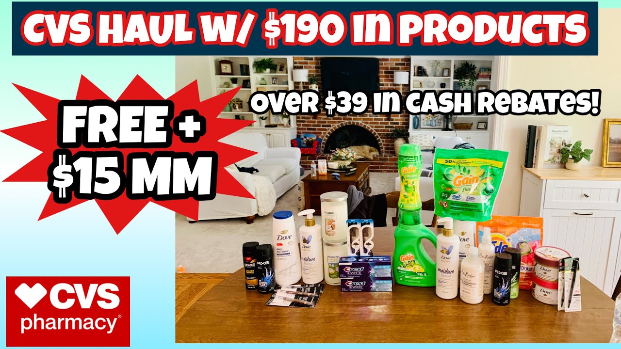 CVS HAUL w/ $190 in products/ Lots of cash rebates!! Learn CVS ...