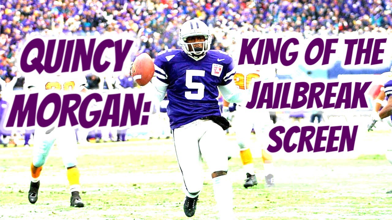 Kansas State WR Quincy Morgan: King Of The Jailbreak Screen - YouTube