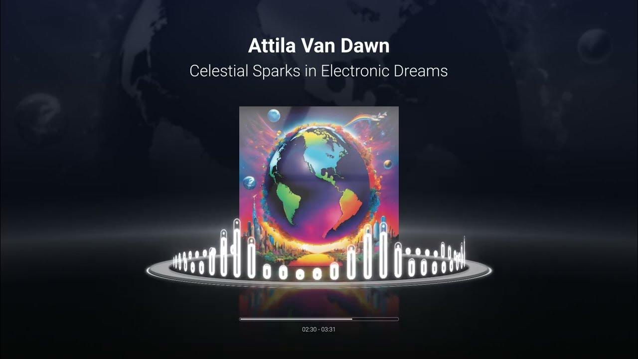 Celestial Sparks in Electronic Dreams - Attila Van Dawn (Official Audio Visualization) - YouTube