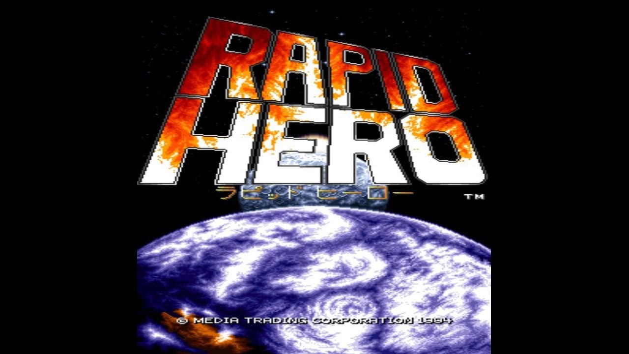 Rapid Hero 1994 NMK Mame Retro Arcade Games - YouTube