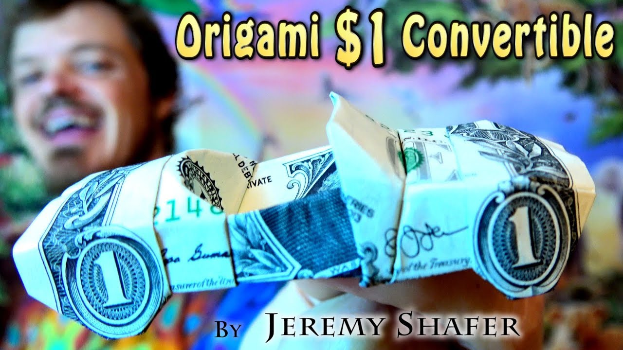 Origami $1 Dollar Convertible - YouTube