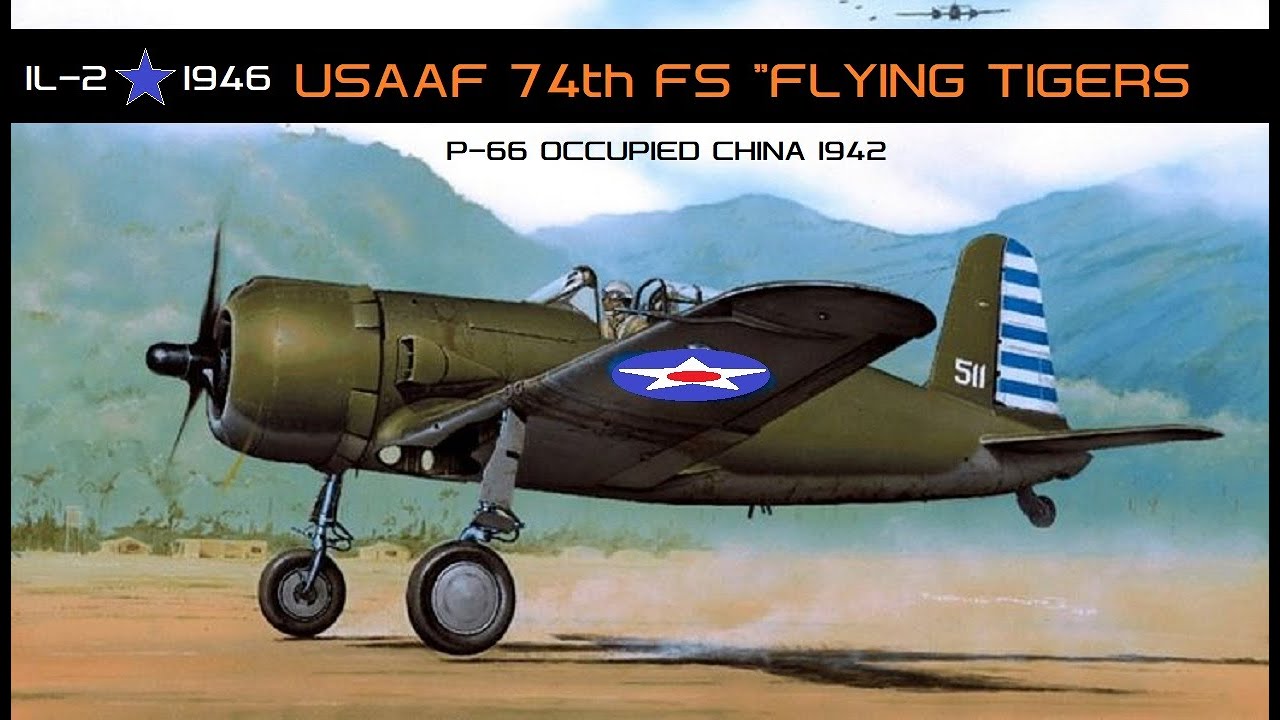 iL-2 1946 Let's Fly the Vultee Vanguard USAAF P66 in Early War 4K UHD ...