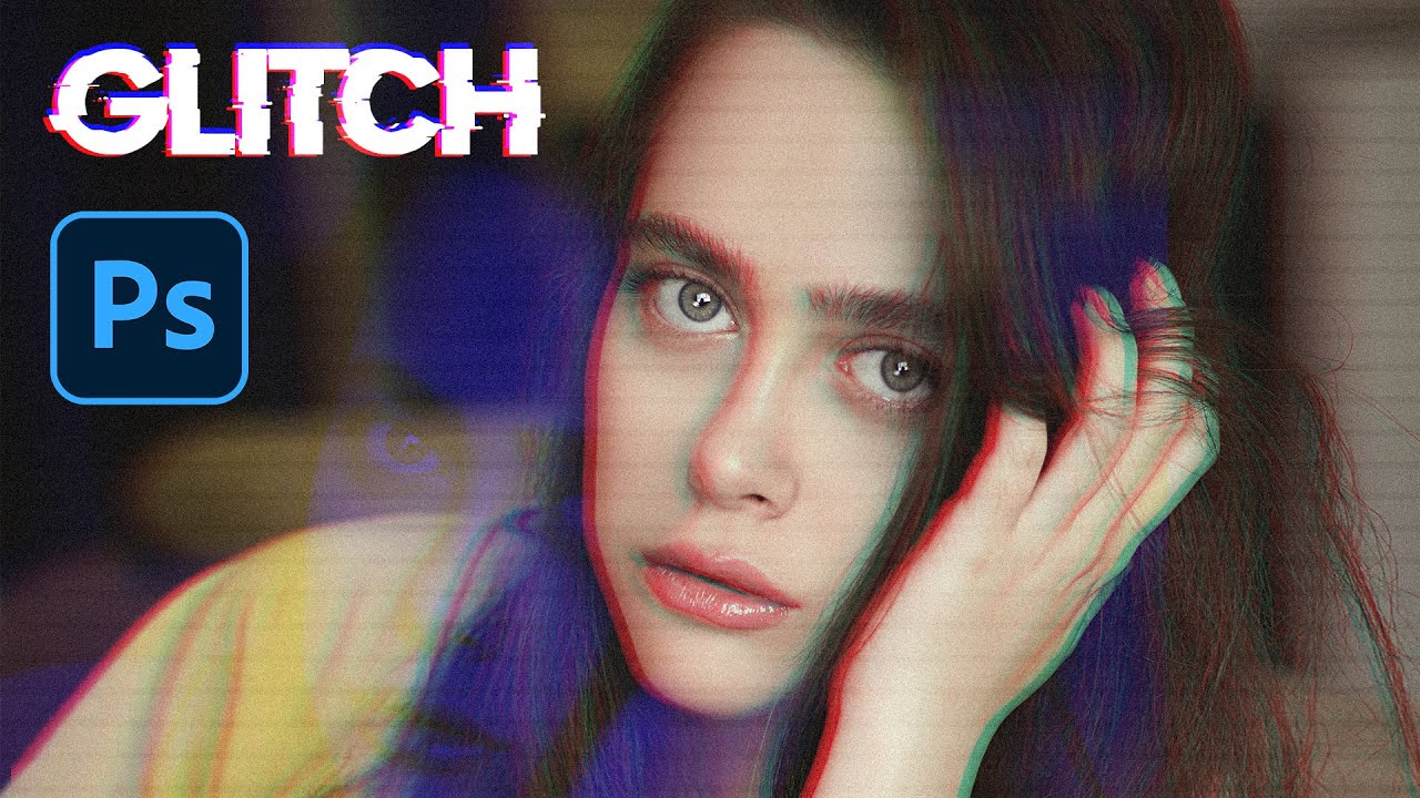 Tutorial Efecto Glitch 📼 Estilo VHS en Photoshop - YouTube