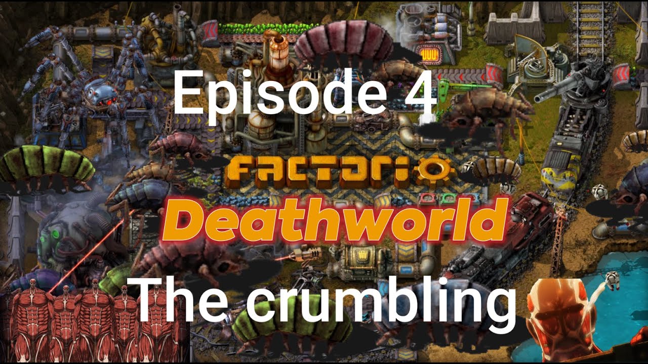 The crumbling-Episode 4 Factorio Death World - YouTube