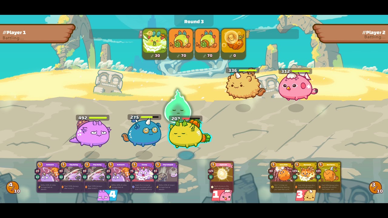 Beast vs Reptile. All pure Axie - YouTube