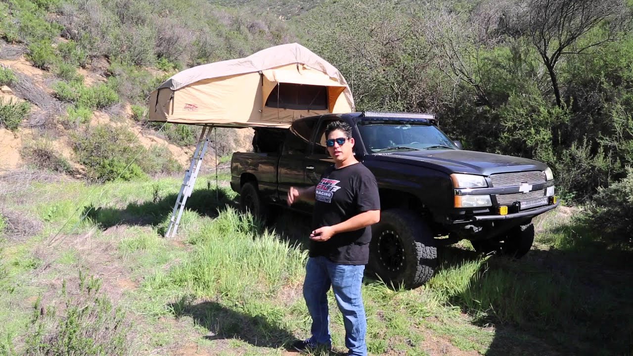 Tuff Stuff Overland Rooftop Tent & Annex Room - YouTube