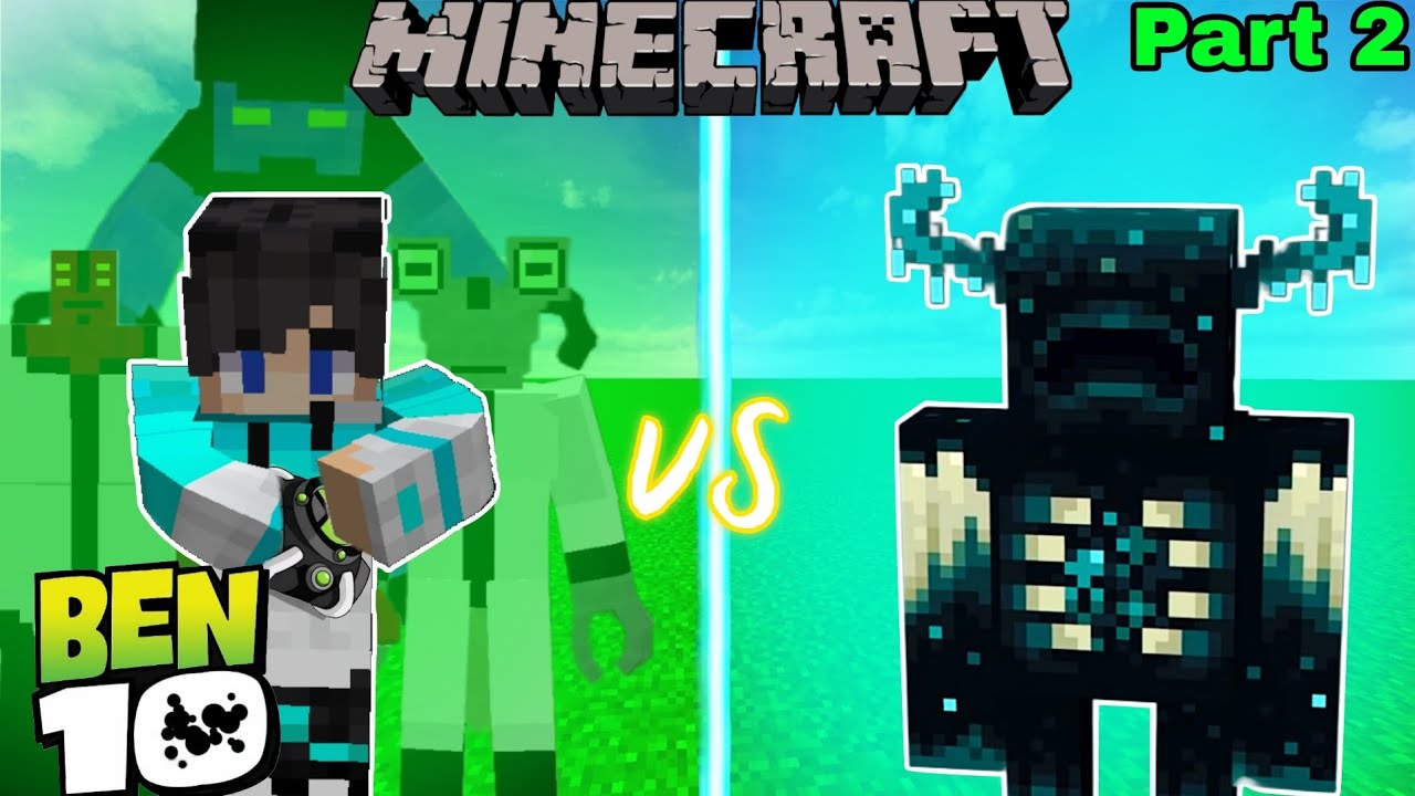 Ben 10 aliens VS Warden || part 2 || Minecraft || PSC THE GAMER - YouTube
