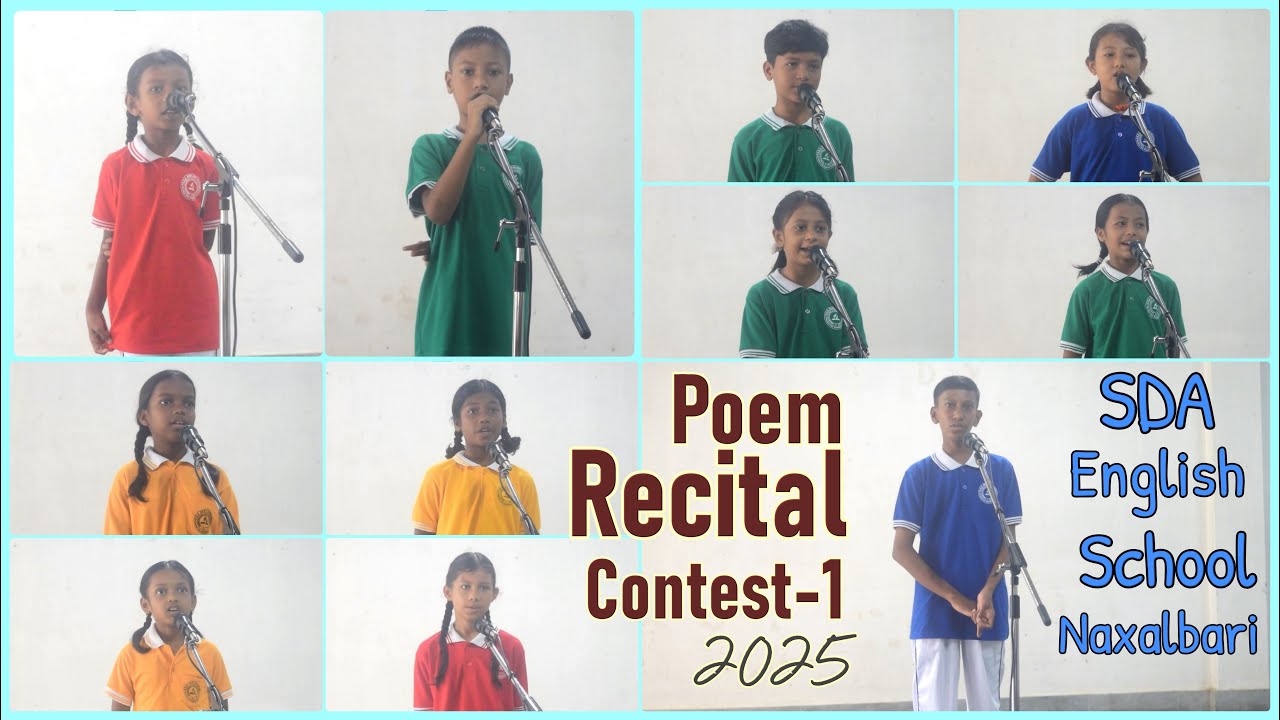 Poem Recital Contest 2025 || English (Part 1) || SDA English School ...
