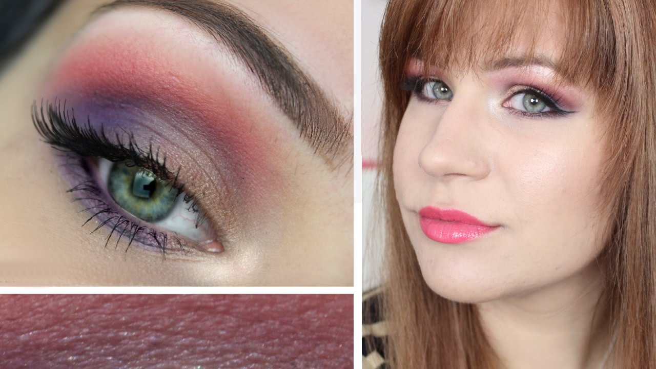 MAKEUP TUTORIAL ♡ Purple Pink Makeup Look - YouTube