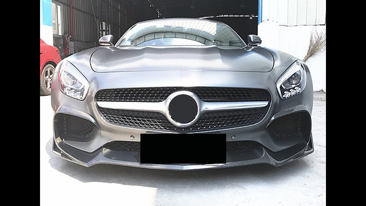 Mercedes Benz AMG GT (S) Pre-facelift Carbon Fiber Front Bumper Lip ...