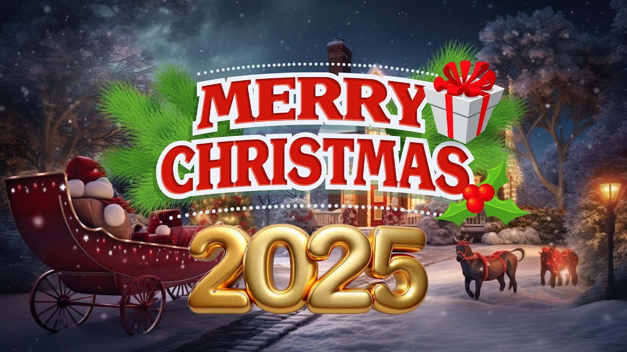 Merry christmas song 2025 - Old Christmas Music Playlist - Timeless ...