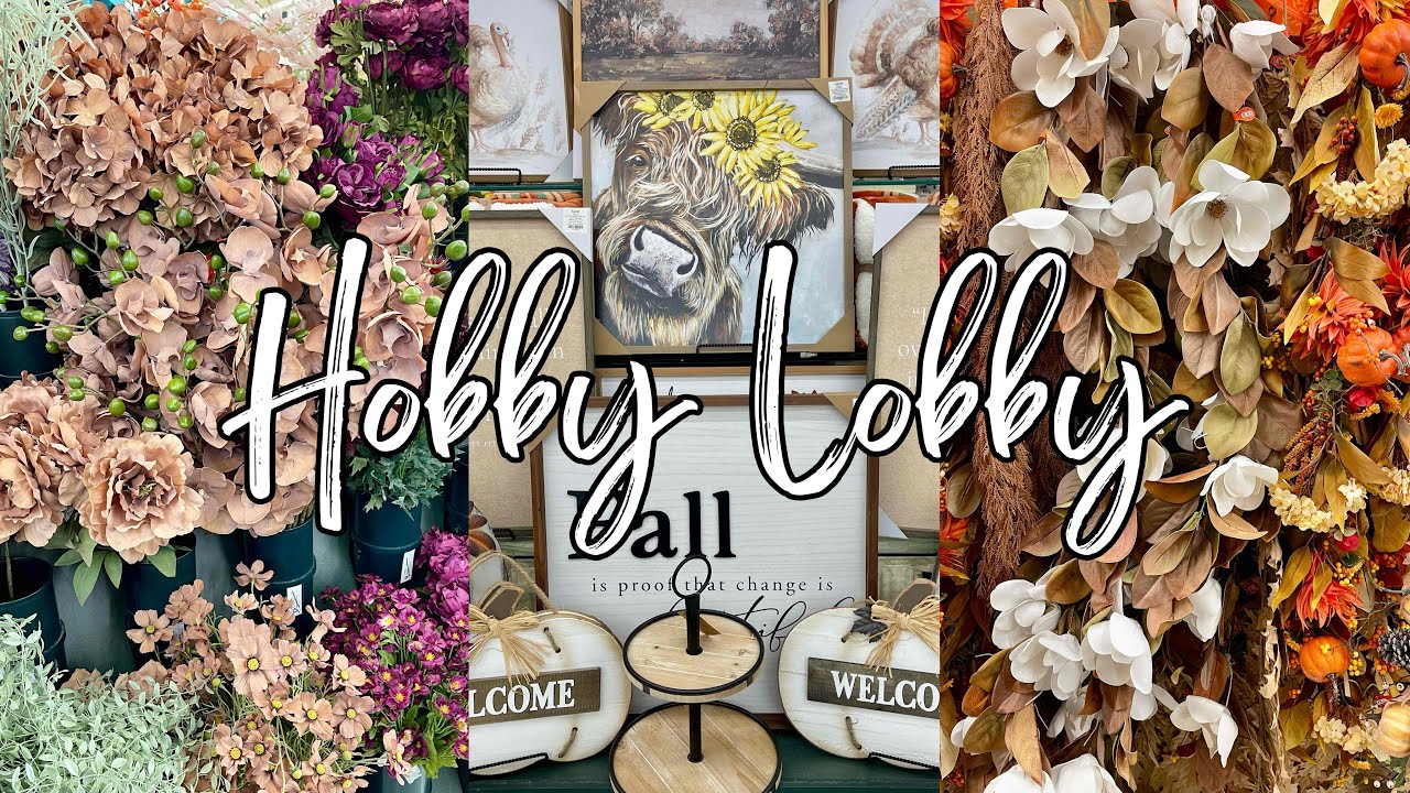 HOBBY LOBBY 2024 FALL COLLECTION SHOP WITH ME • 40% OFF FALL DECOR ...