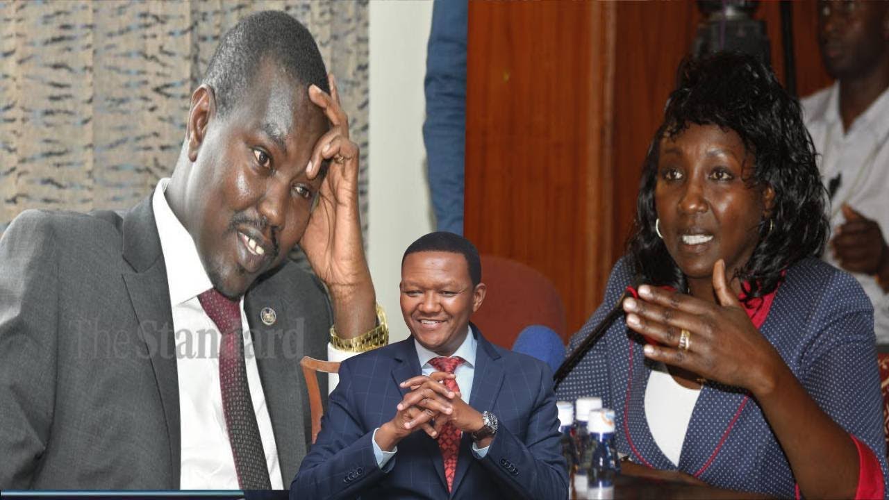 SEE HOW CS MUTUA STRUGGLES TO ANSWER TOUGH QUESTIONS FROM GLADYS SHOLEI ...