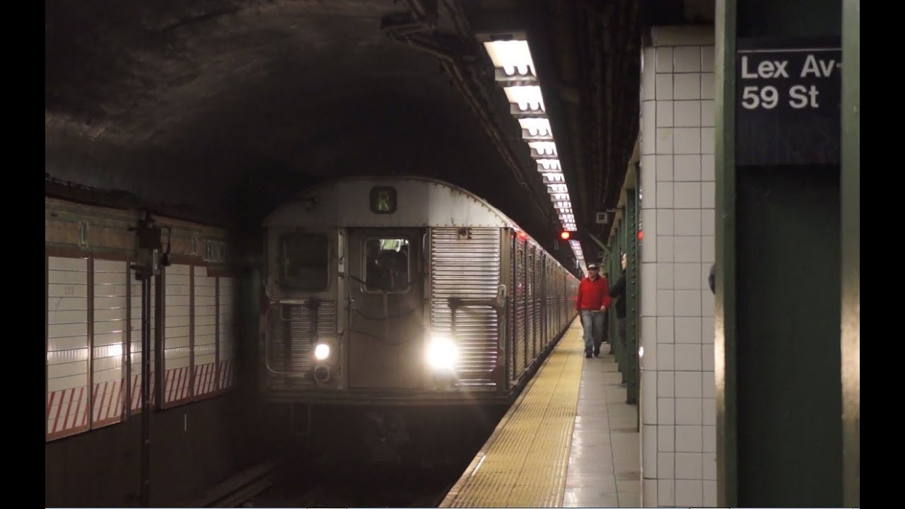 ᴴᴰ R32 R train at Lexington Avenue - 59 Street [2014] - YouTube