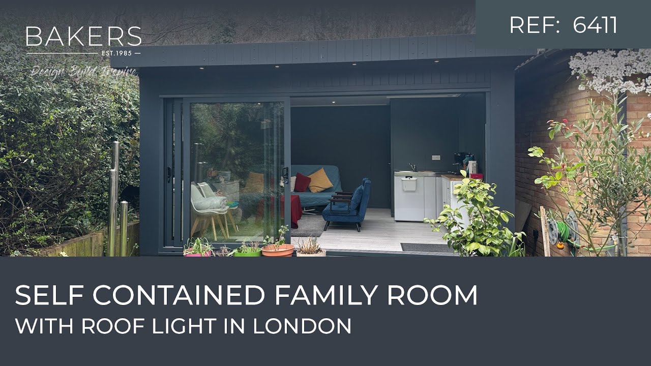 Stylish Self-Contained Garden Room In London - YouTube