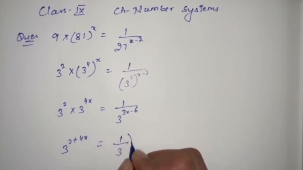 Class-IX (Chapter- Number systems) extra question #learnmaths #learn #maths #doubt - YouTube