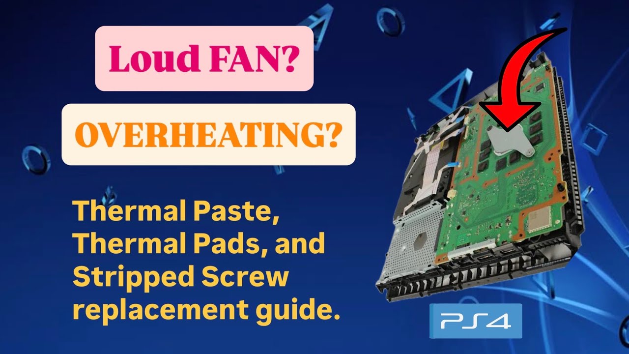 How to Fix PS4 Slim LOUD FAN & OVERHEATING! (Easy Guide)(2025) - YouTube