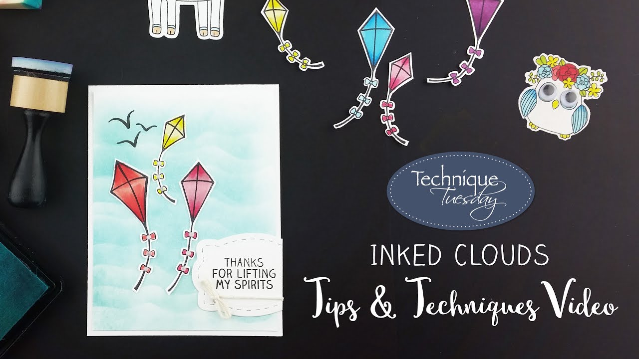 Inked Clouds Tips and Techniques - Technique Tuesday - YouTube