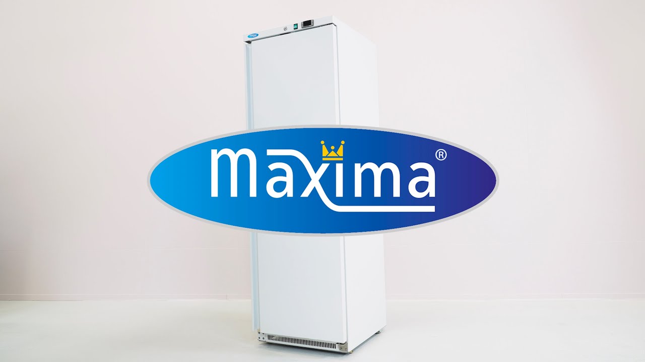 Maxima Fridge 400L - White - 4 Adjustable Shelves - YouTube