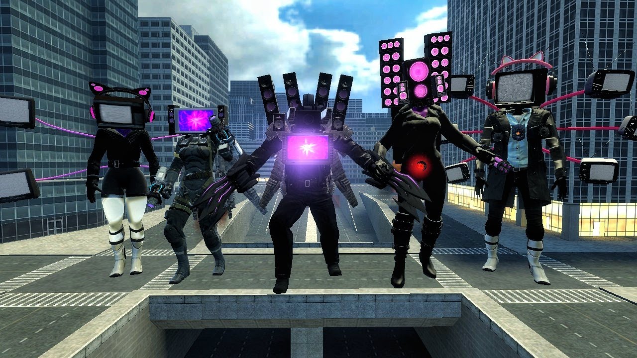 skibidi toilet 67 Ultra Realistic 1-66 in Gmod | MULTI TITAN TV MAN ...