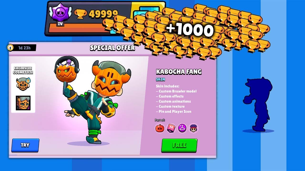 KABOCHA FANG🔥😱 CURSED NEW SKINS FREE GIFTS🎁 BRAWL STARS NEW BOX OPENING ...