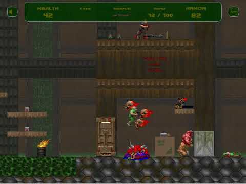 Flash Doom 2D - Gameplay - YouTube
