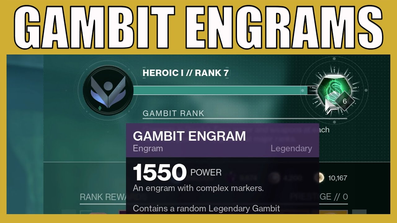 What Are Gambit Engrams Used For In Destiny 2 - How To Focus Gambit ...