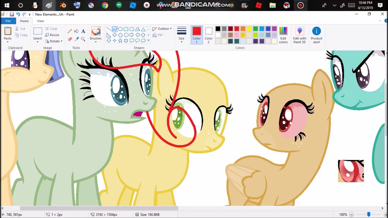 ~Mane 5 Also Kinda A redesign~ Mlp Next Gen Speedpaint~ - YouTube